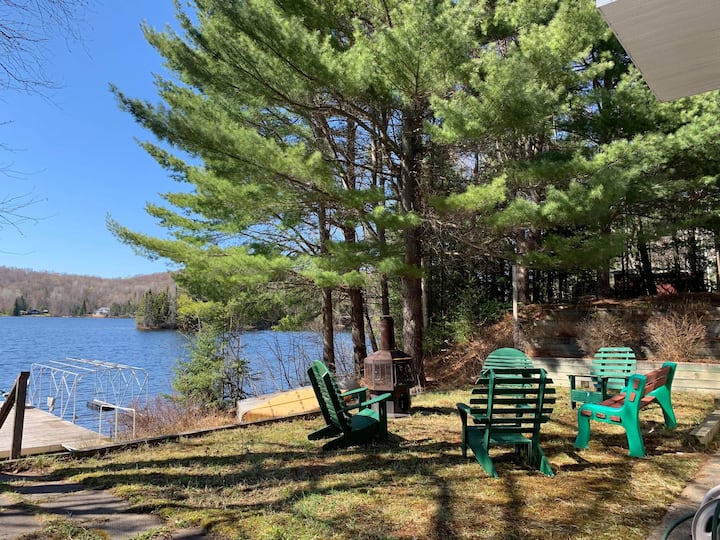 Au Coin D'arthur - Chalet Chaleureux Au Lac Quinn - Mont-Laurier