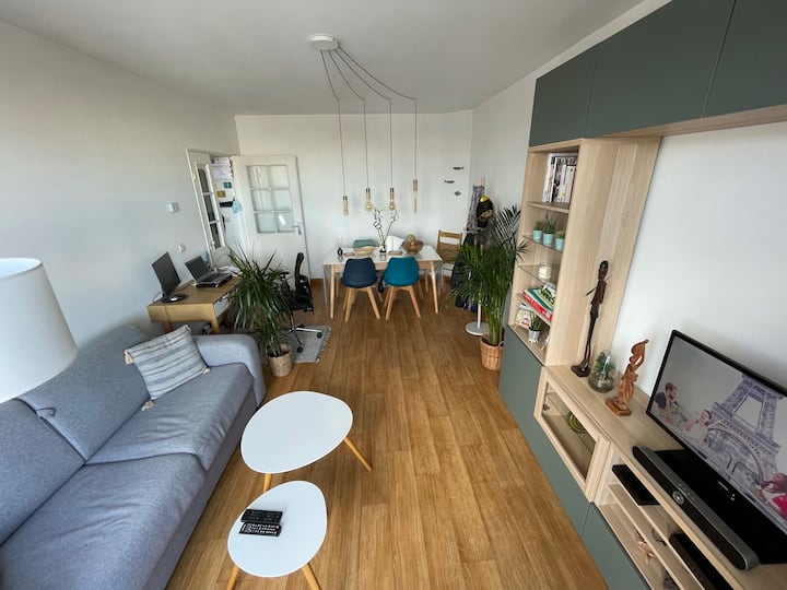 Charming &Quiet T2 Apartment At The Gates Of Paris - Eaubonne