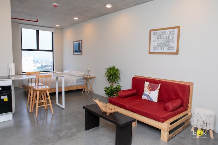 Urbn Cozy Studio - Sunset - 100 Mbps - San José