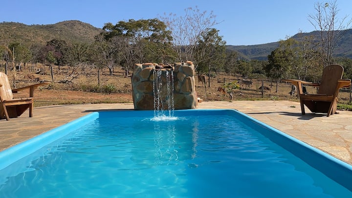 Casa Em Pirenópolis Com Piscina Fazenda Bonsucesso - Pirenópolis