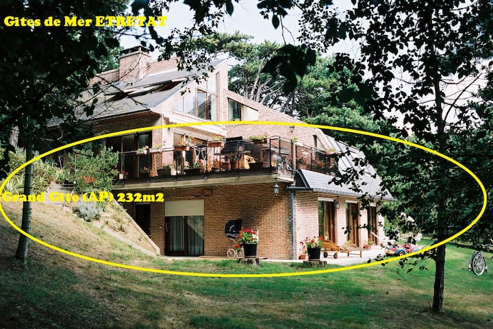 Etretat Dans Villa Apt 8 P 4 Ch 232m2 Vue Mer Fala - Étretat