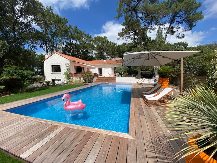 Magnifique Villa à La Palmyre - Piscine Chauffée - Les Mathes