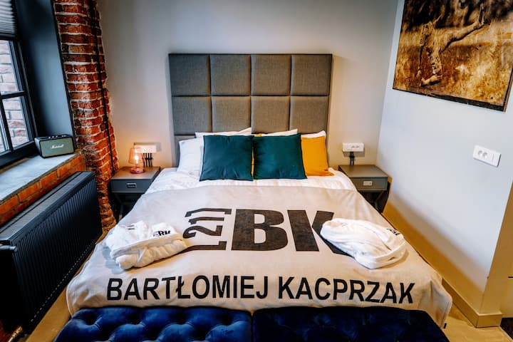 Stylowy Pokój Marcelo Z Tarasem W Centrum - Łódź