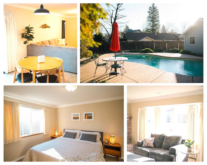 Cozy 4bd House With Hot Tub And Pool, Quiet Area - Shasta, CA
