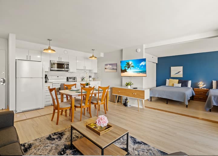 Ocean View 16th Fl 1br Condo Free Parking - Honolulu