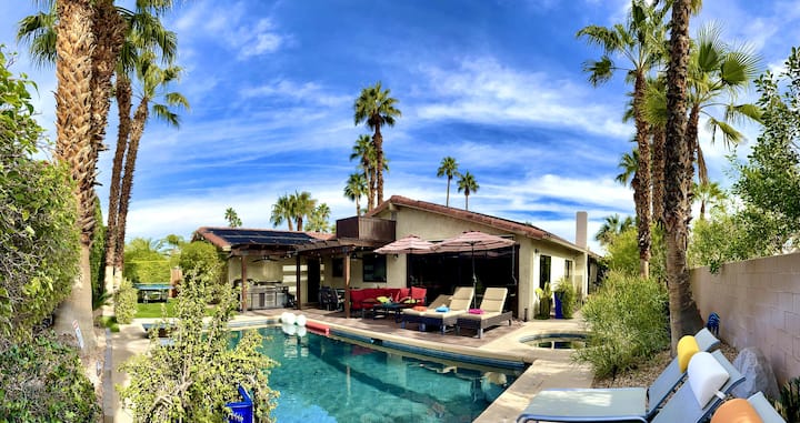 24 Palms: Your Oasis With Stunning Mountain Views! - 棕櫚泉