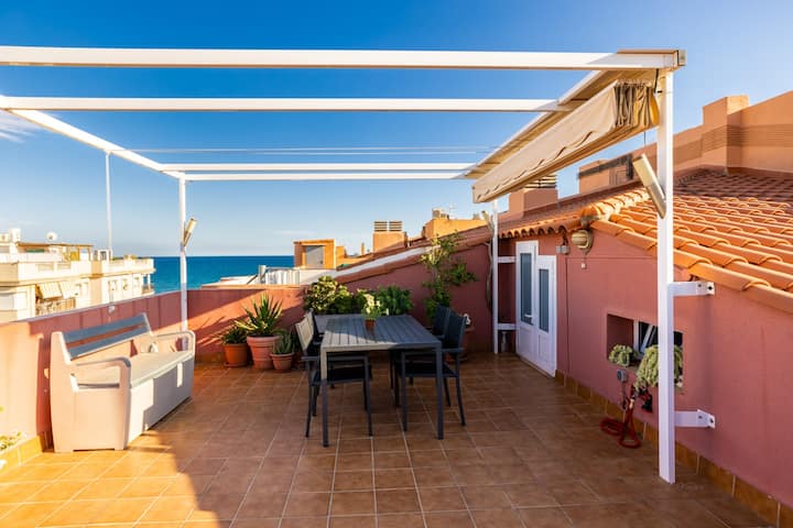 ÁTico En Calafell Con Vistas Al Mar Y A La Montaña - Calafell