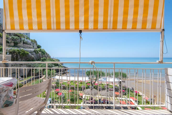 Persy Home: Beachfront & Sea View Balcony - Sperlonga