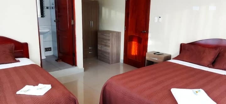 Linda Habitacion Triple - Vista Al Río Tambopata - Puerto Maldonado