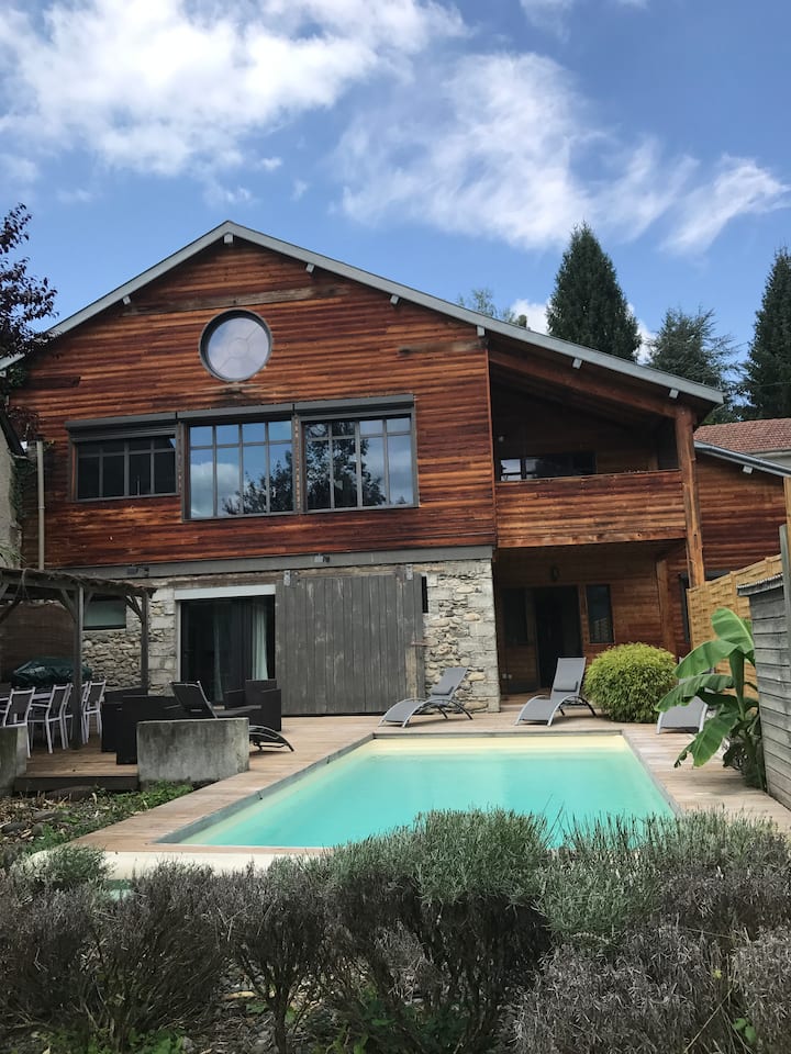 Magnifique Chalet Avec Piscine - Lannemezan