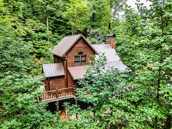 Serene Paradise - Hot Tub! Near Gsm/gb/pf! - Townsend, TN