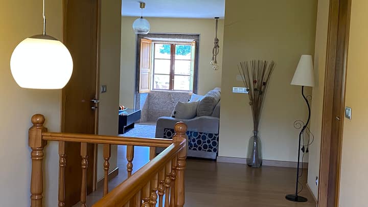 Casa Rural (Alquiler íNtegro) Para 7-9 Personas. A Casa Do Muiñeiro - Galicia