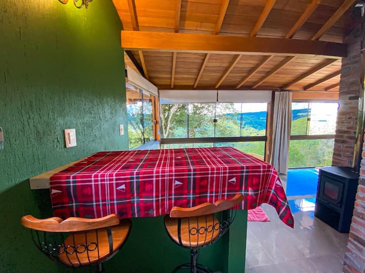 Chalé Em Meio A Natureza Com Claraboia. - Nova Petrópolis