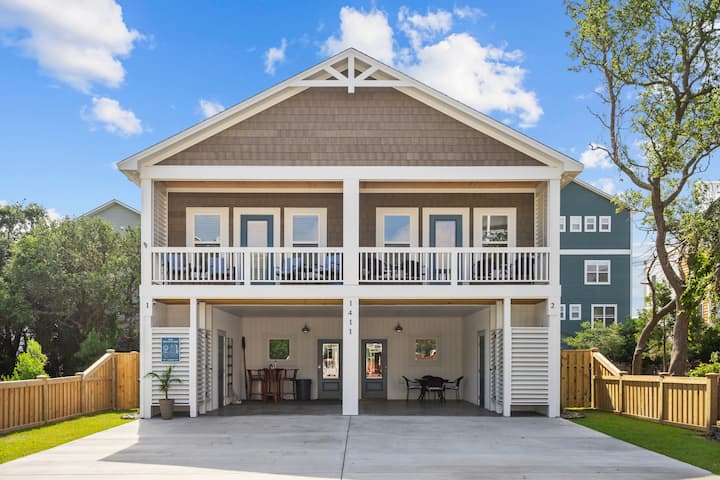 Afterdune Delight - 2 Blocks From Beach! - Carolina Beach, NC