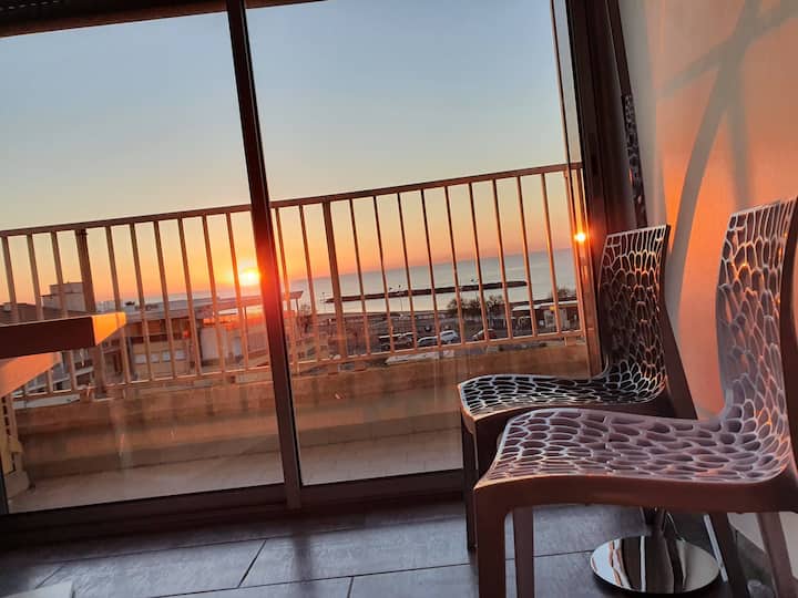 Luxueux Studio Cap D'agde Vue Mer. Parking Privé - Le Grau d'Agde