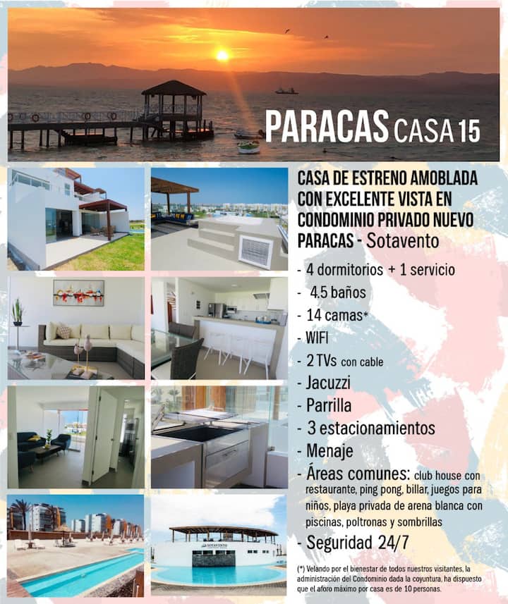 Casa De Playa, Nuevo Paracas - Sotavento - Paracas