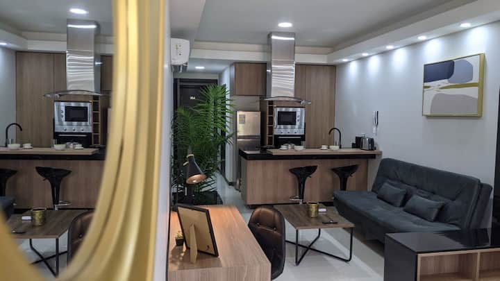 Lujoso Estudio Piscina-sauna-gym-cowork Equipetrol - Bolivia