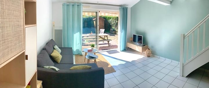 Charmante Villa Patio Rénovée Avec Accès Piscine - Capbreton