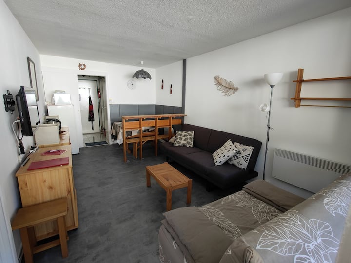 T2 + Véranda, Au Pied Des Pistes - 47m2, Garage - Les Angles
