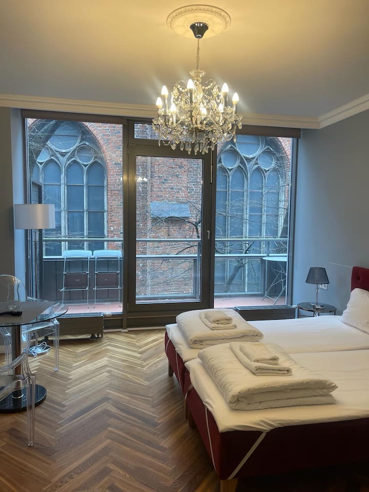 Old Town St. Peter's Church In Front Of My Balcony - Riga