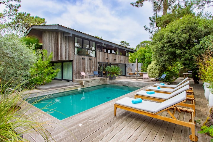 Villa D'architecte Avec Piscine Chauffée - Cap Ferret