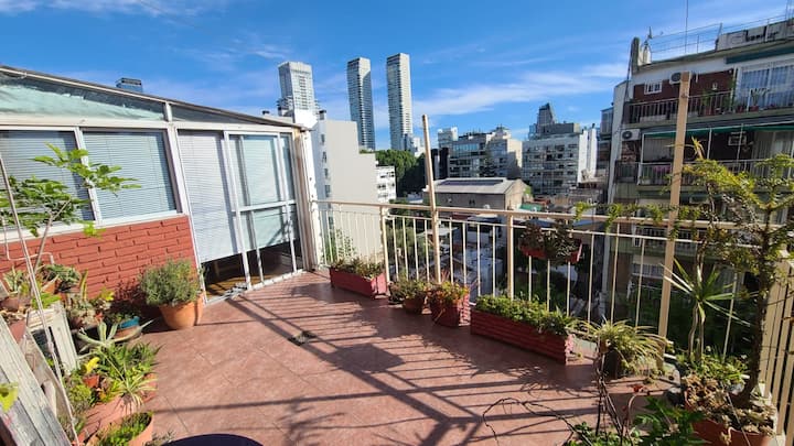 Nice Terrace In / Belle Terrasse à Palermo, Bsas - Buenos Aires