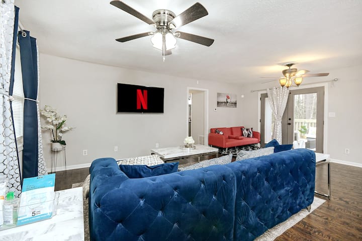 ❤️Crown-fits-me Elegant Home/smart Tv/large/3bds👑 - Jones Lake, Dallas