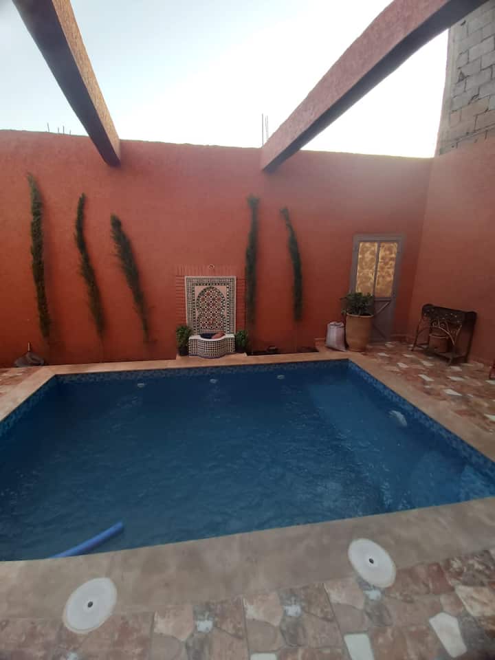Petite Villa Piscine Chauffée&garage Pour Famille - 摩洛哥