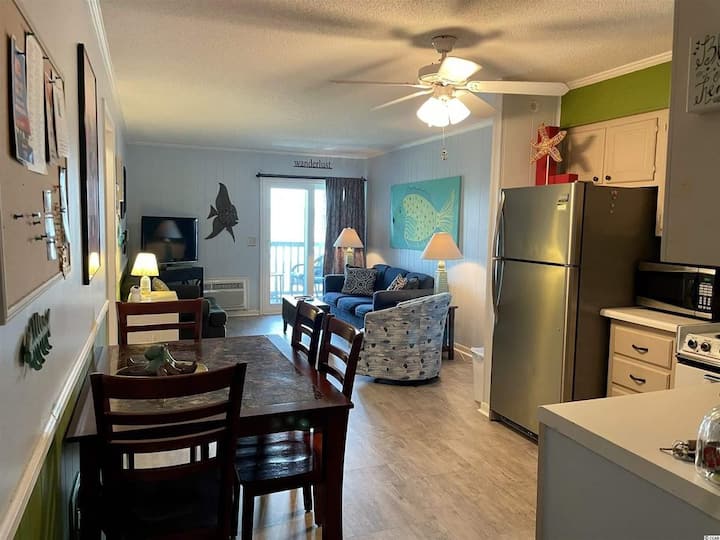 2 Bed & 2 Bath Cherry Grove Condo (2nd Row) - North Myrtle Beach, SC