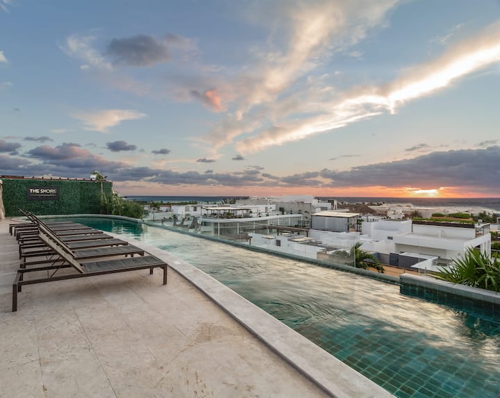 -25% | Studio 116a | Rooftop Sea View | Unbeatable - Playa del Carmen