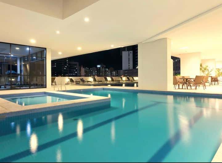 Flat óTima Localização, Climatizado E Cômodo. - Salvador