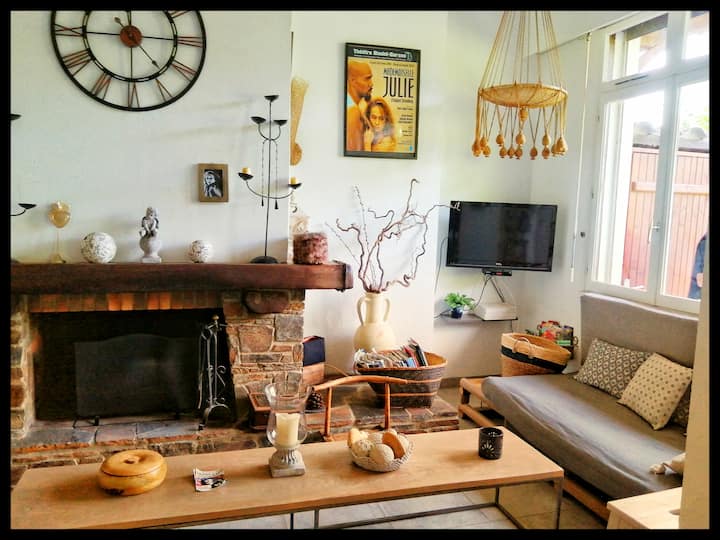 Maison Chaleureuse Et Calme Dans Un Nid De Verdure - Laroque-des-Albères