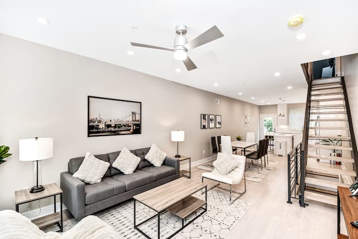 Fabulous Open Concept 4bedroom W/roofdeck! Sleep10 - Point Breeze - Philadelphia