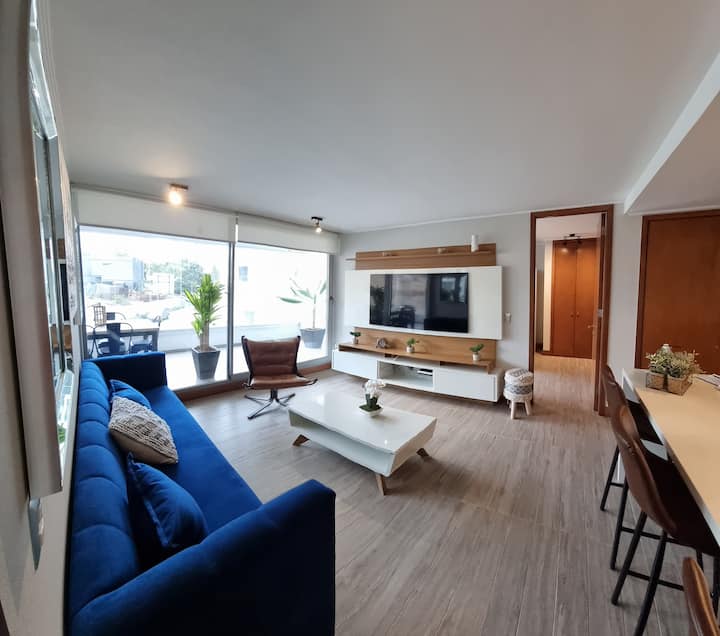 Apar Montemar/ 2 Br / 2 Ba / Pool / Gym / 6 Ppl - Concón