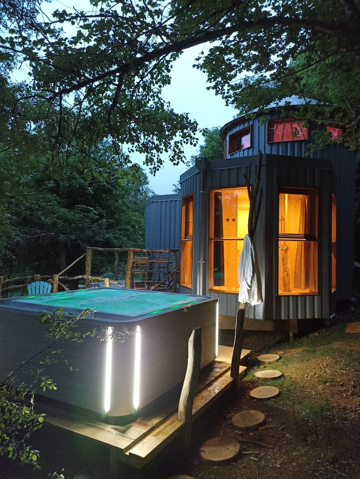 Lodge Sirus, Confort En Pleine Nature Avec Jacuzzi - Chaumont