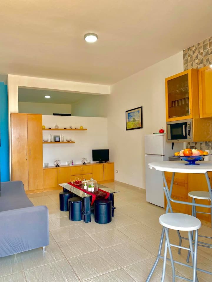 Superbe Appartement éQuipé Et Chaleureux,15min Mer - Capo Verde