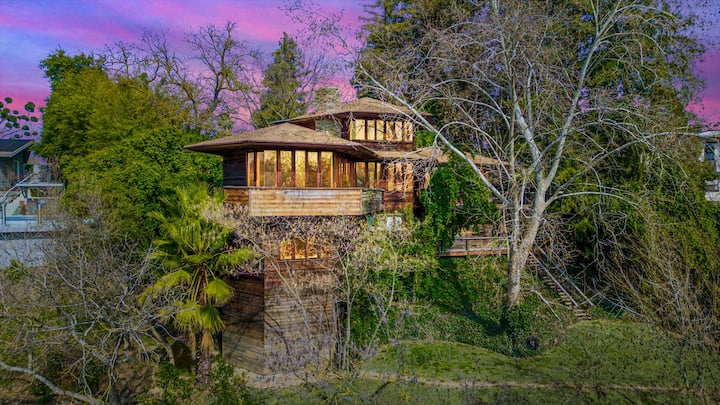 Frank Lloyd Wright Inspired Luxury Treetop Getaway - 莫德斯托