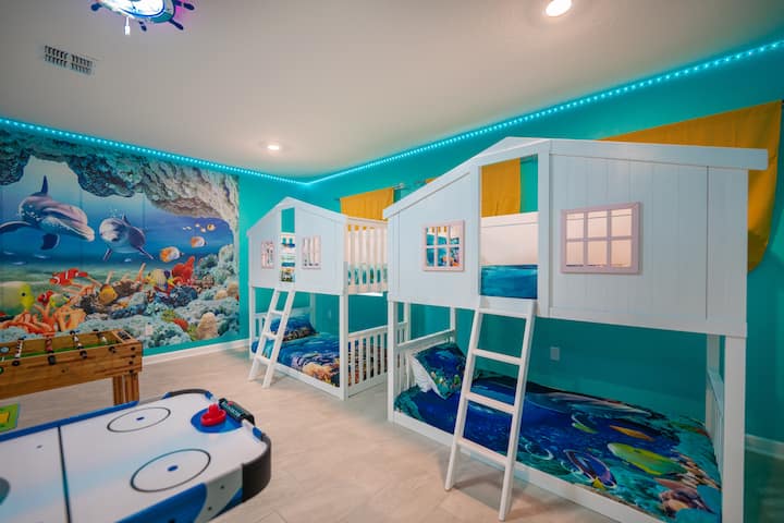 Lake View 10br/5ba-pool/spa/rec-close To Disney - Kissimmee