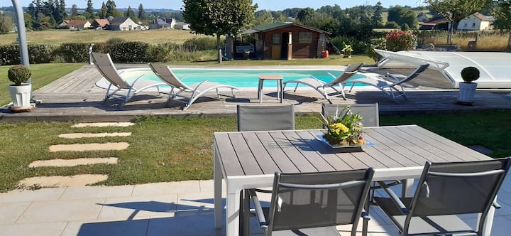 Chambre Indépendante Avec Sa Sdb & Accès Piscine - Correze