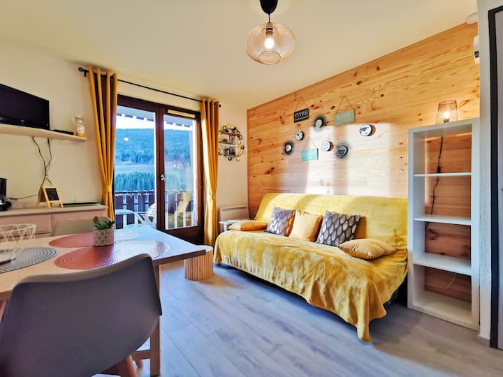 🏞Appt F2 Lélex 2⭐- Pied Des Pistes - Vue Montagne - Saint-Genis-Pouilly