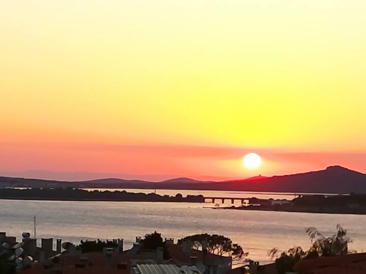 Ayvalık Muhteşem Deniz Manzaralı/eşyalı Dublex - Ayvalık
