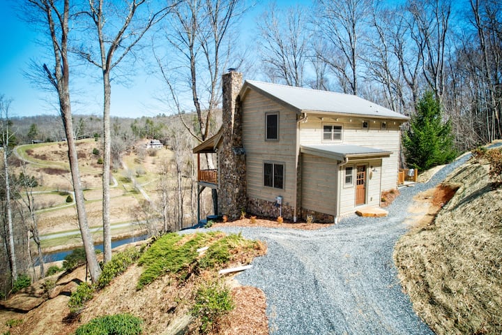 Cozy Cabin + Mt View/river/hot Tub/pool Table - Appalachian State University, Boone