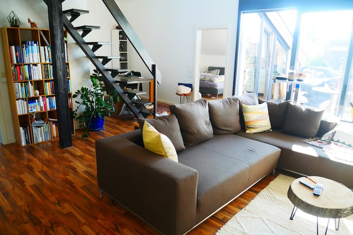 Idyllic 2br 100mterrace Maisonette Next To To Park - Francfort-sur-le-Main