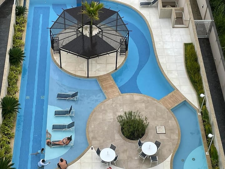 Apto Novo Com Varanda Gourmet, Piscina E Vista Mar - Guarujá