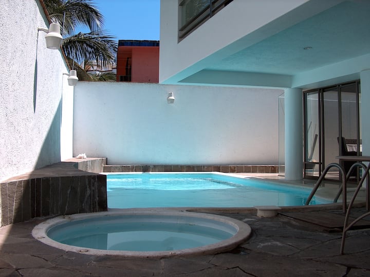 Casa De Descanso En La Playa Con Alberca Y Jacuzzi - Playa Chachalacas