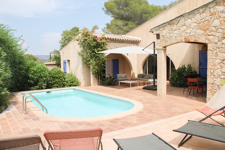 Villa 4* Côte D'azur, Piscine, Proche Mer & Golfs - 