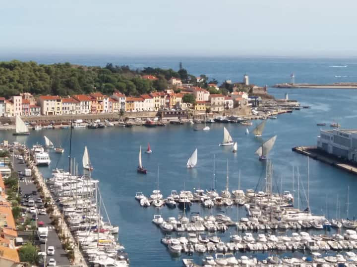 Studio Cabine Vue Port Imprenable Parking Prive - Port-Vendres