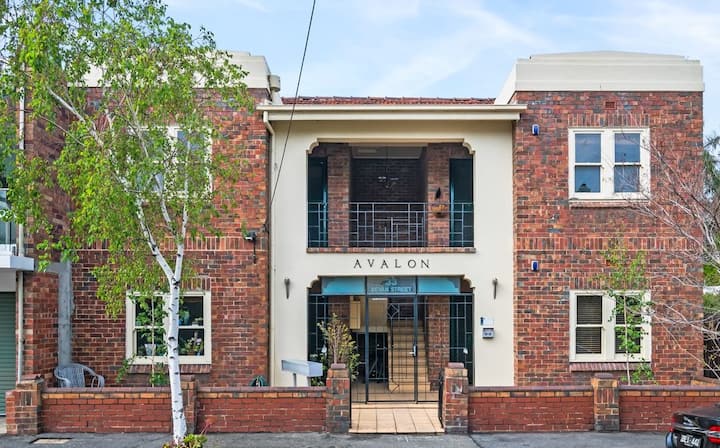 A+ Albert Park Art Deco Gem. Sleeps 5. Bevan4. - Williamstown