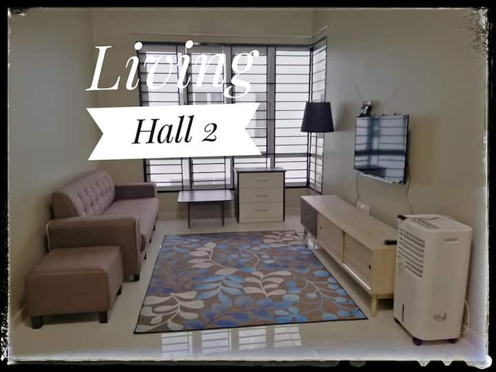 [Muslimonly]homestay Damai Kluang-4-room/free Wifi - Kluang