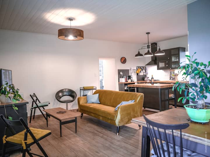 L'antre Des Bastides Gîte 8p Piscine Chauff & Spa - Lot-et-Garonne
